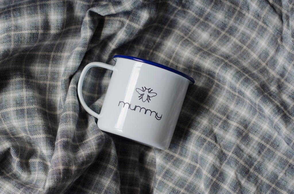 Mummy - Manchester Design - Engraved Enamel Mug - One Mama One Shed